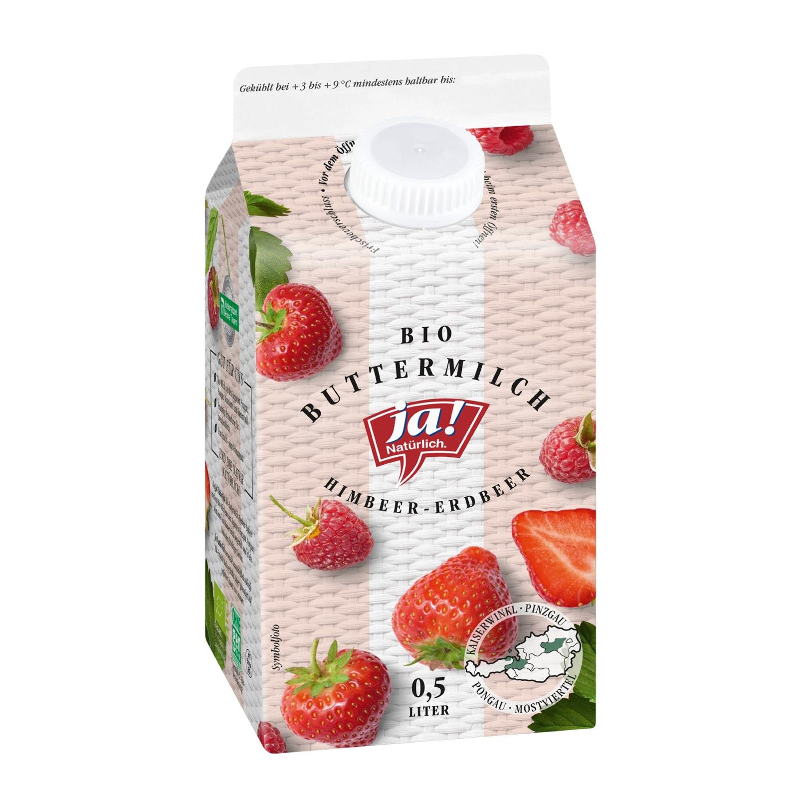 Ja! Natürlich Buttermilch Himbeer-Erdbeer | BILLA Online Shop
