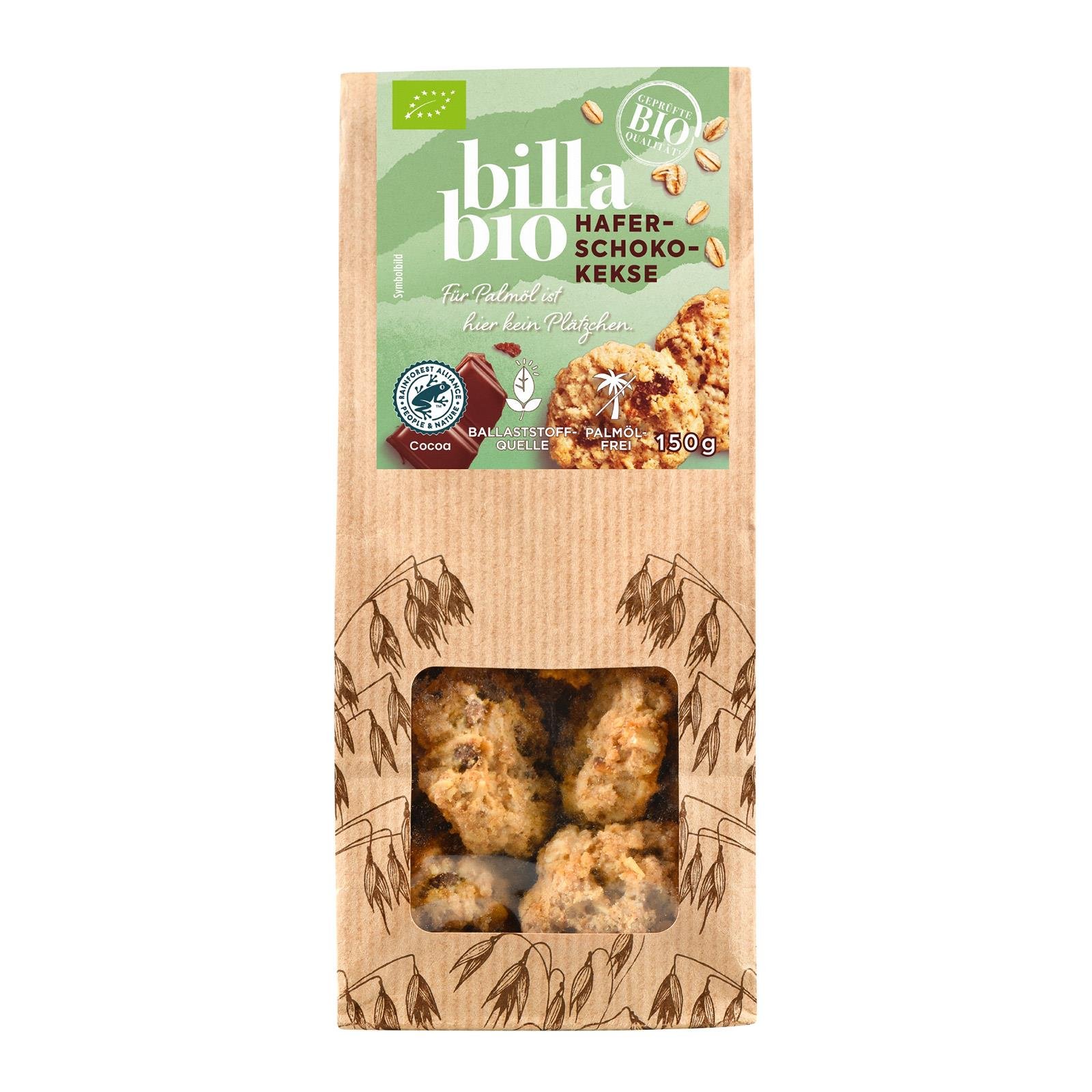 BILLA Bio Schoko Haferkekse | BILLA Online Shop