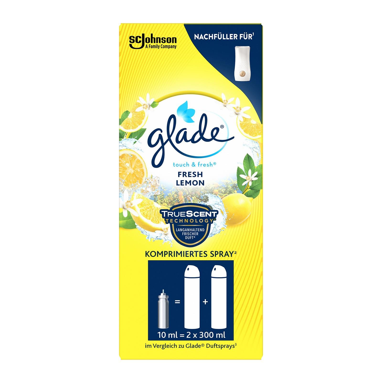 Glade Touch & Fresh Fresh Lemon Minispray Nachfüller | BILLA Online Shop
